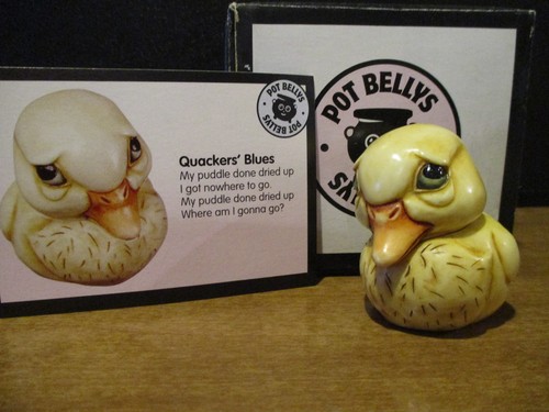 Harmony Ball Pot Belly Blues Series Duck Quacker Box Figurine | eBay