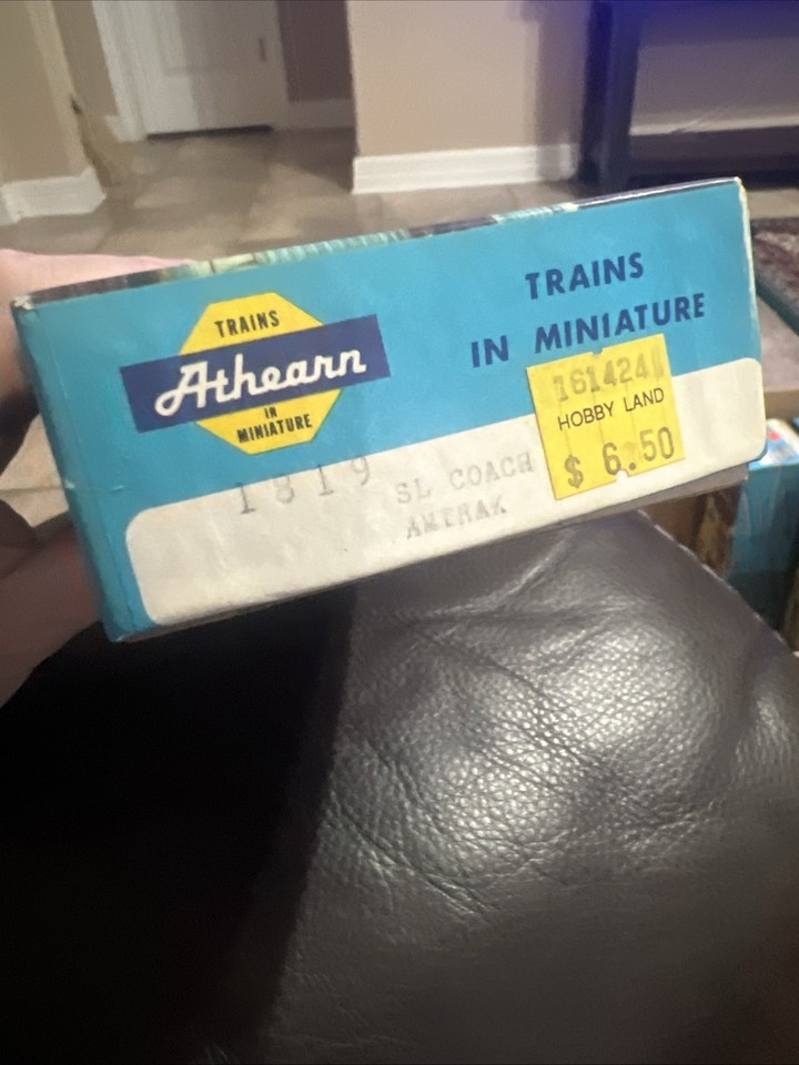 Vintage Athearn HO scale 1819 SL Coach AMTRAK 5221 Built Box Passenger ...
