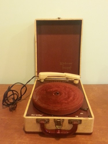 Vintage Portable Webcor Phonograph Record Player "The Midge" | eBay