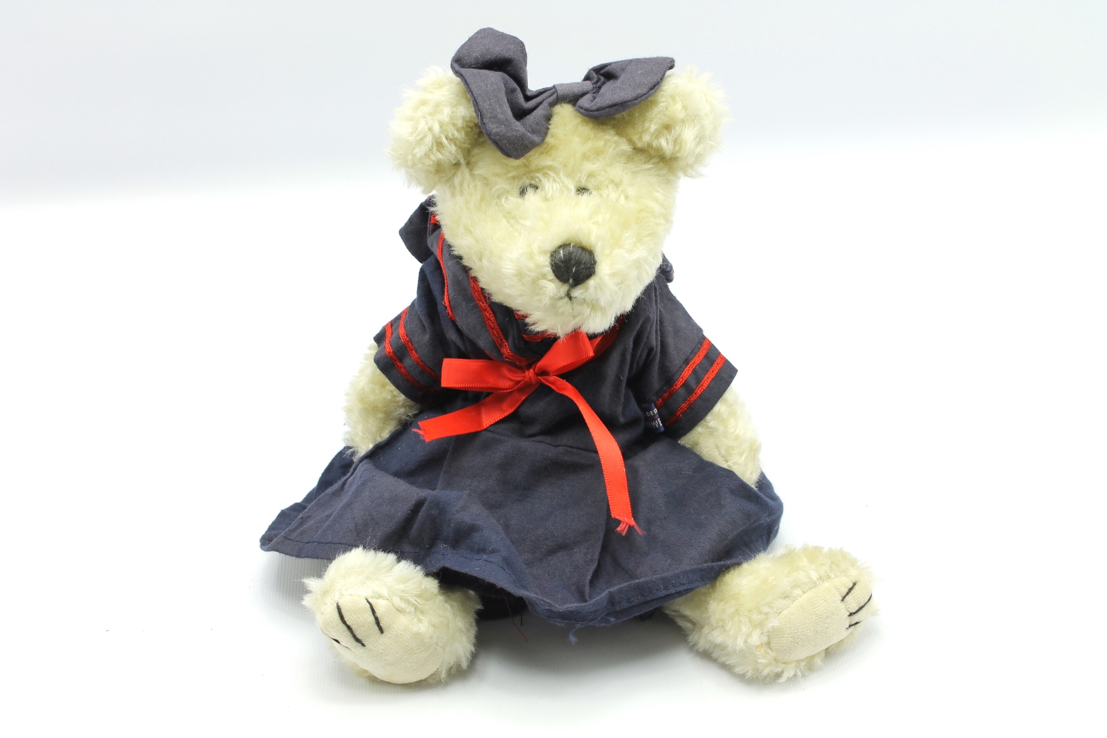 Boyds Bear Buffington Sailor Girl Red Blue & Bow Jointed Plush Teddy ...