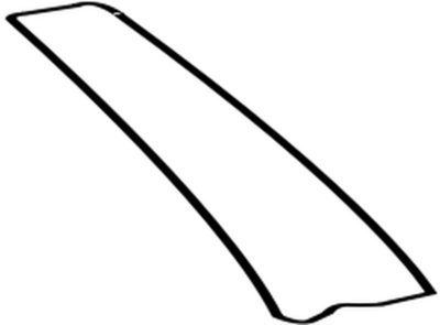 75755-53010 Toyota Moulding, front door window frame, rear rh ...