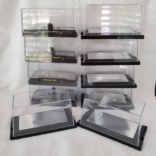 Lot of 10 Empty Acrylic Display Case Boxes Cases Box 1:64 Johnny ...