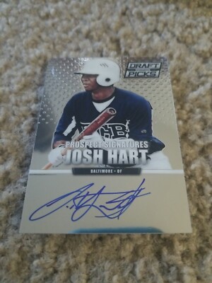 JOSH HART 2013 PANINI DRAFT PICKS CARD #39 BALTIMORE ORIOLES (ROOKIE ...