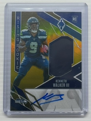 2022 Phoenix Kenneth Walker III Gold Rookie Jersey Autograph Auto #16/ ...