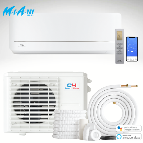 6000 BTU Mini Split Heat Pump Air Conditioner 21.5 SEER2 1/2 TON 115V ...