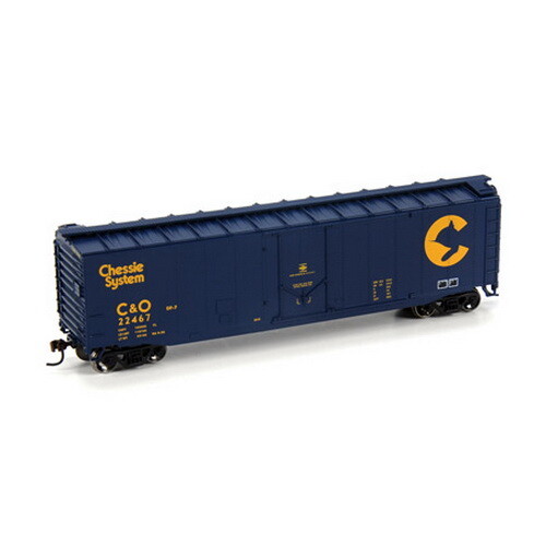 Athearn 71930 HO Chessie/C&O 50' SS Plug Door Boxcar #22467 NIB | eBay