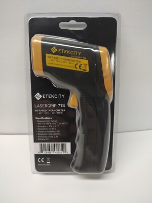 Etekcity Lasergrip 774 Non-Contact Infrared Digital Gun Thermometer ...