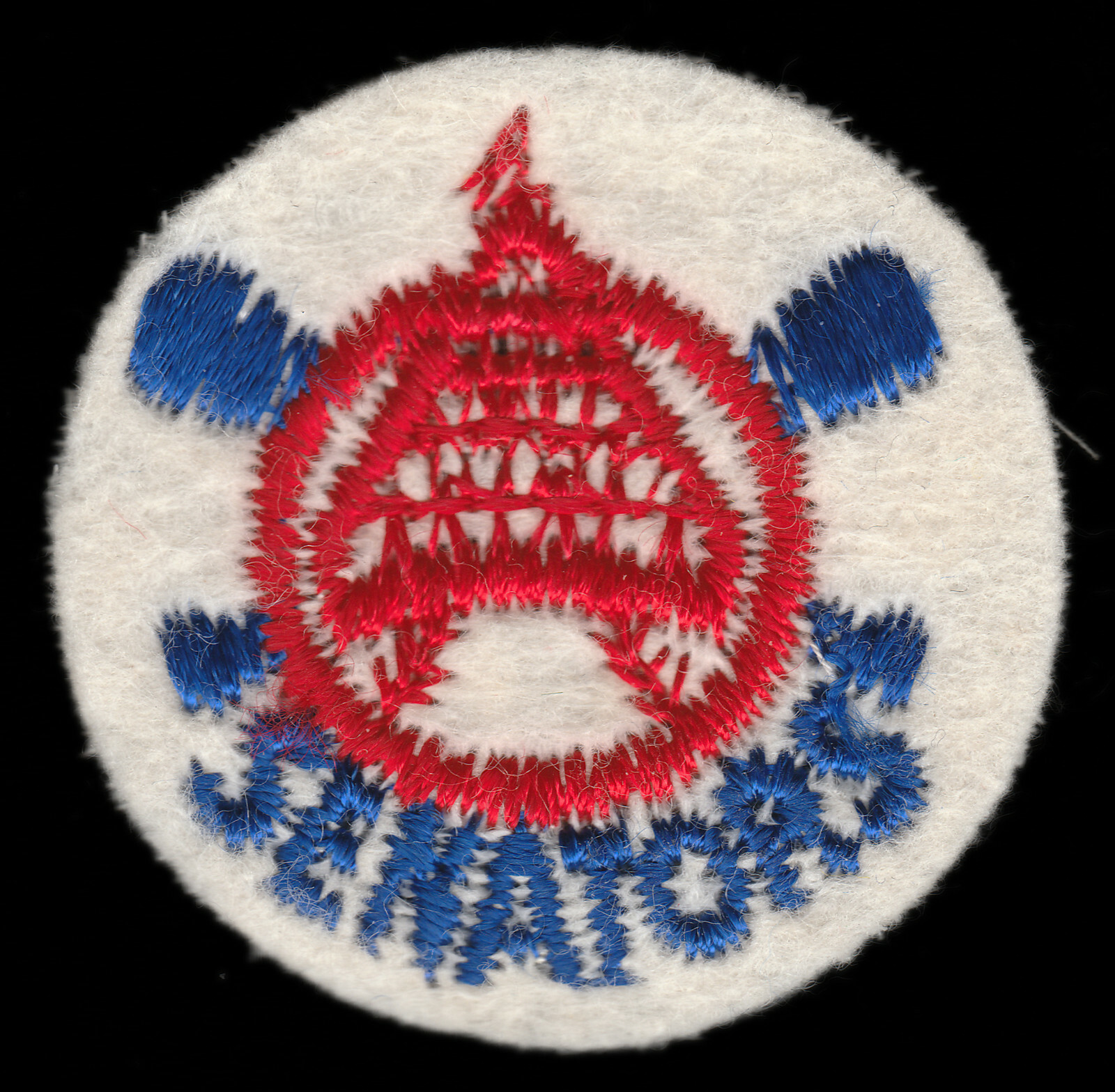 1962 ERA WASHINGTON SENATORS MLB BASEBALL 2" ROUND DEFUNCT BLUE TEXT ...