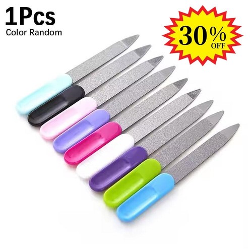 Small Metal Nail File Double Sided Nail Files Manicure Pedicure Tool | eBay