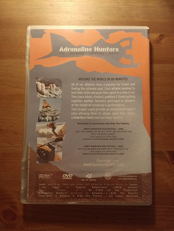 Adrenaline Hunters - The Outdoor Freeride Movie - DVD - Salomon | eBay
