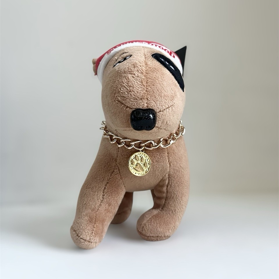 Snoop on the Stoop Christmas Green Elf Figurine Bull Terrier Dog Plush ...