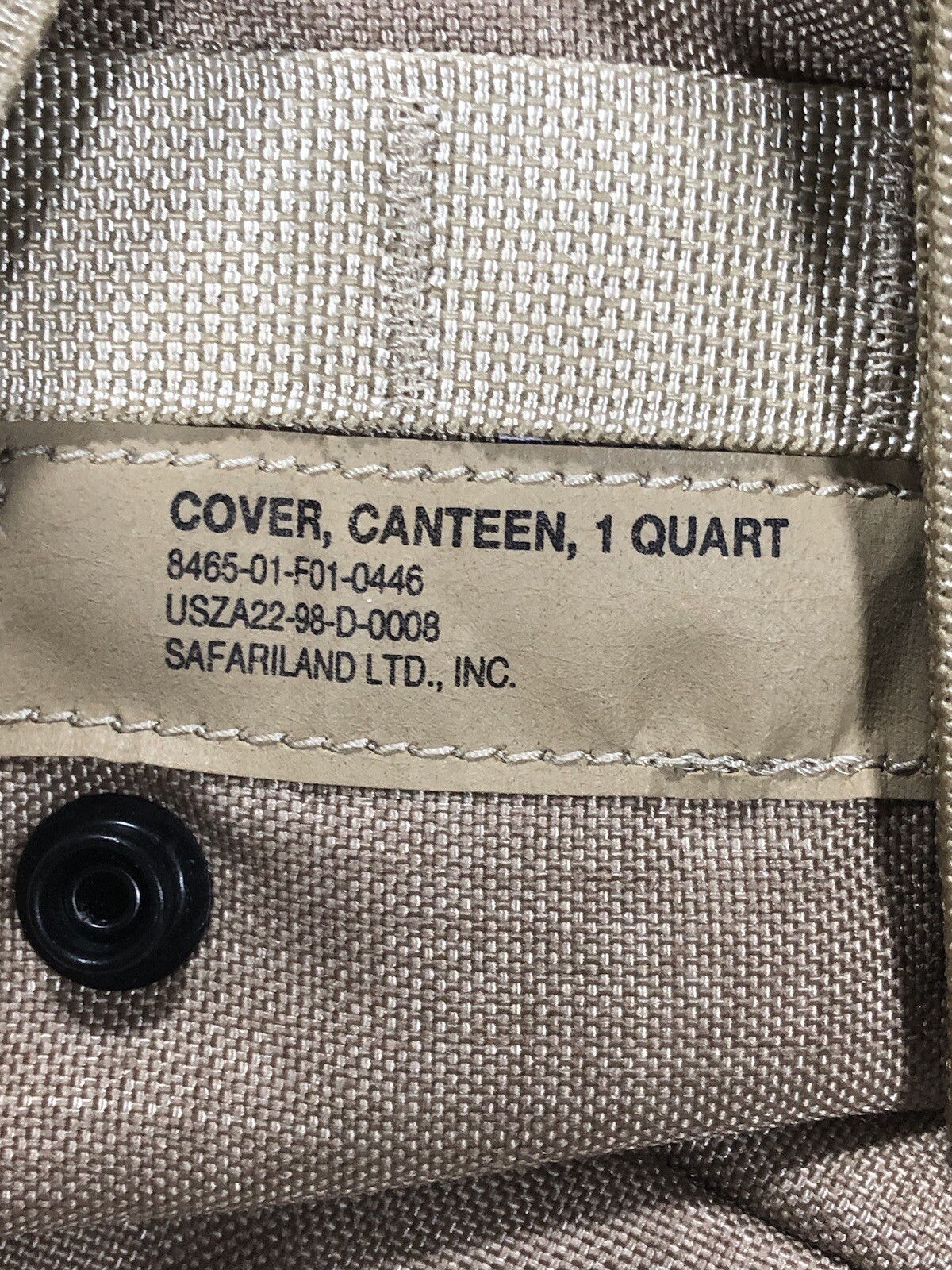 Safariland SPEAR ELCS 1 Quart Canteen Cover Pouch DCU Desert Camo SOF ...