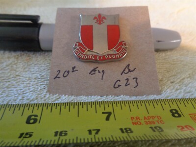 20th Engineer Battalion G23 Unit Crest, DI, DUI (DRAW#W13) | eBay