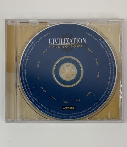 Civilization: Call to Power PC 1999 Activision Hasbro Interactive ...