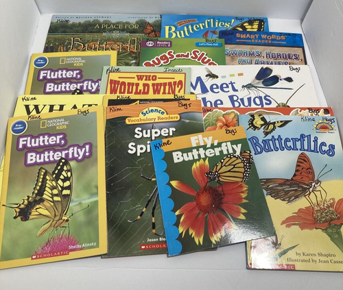 13 Bug Books Classroom Homeschool Tutoring Non-Fiction/Informational ...