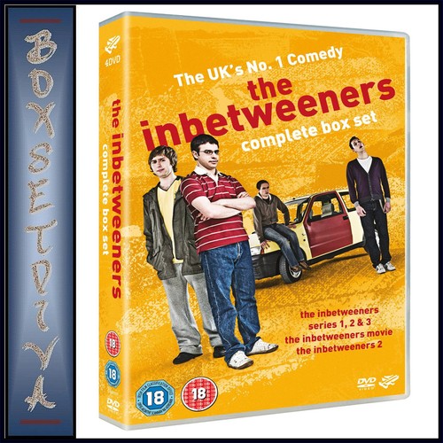 THE INBETWEENERS - COMPLETE COLLECTION- SERIES 1 2 & 3 PLUS 2 MOVIES ...
