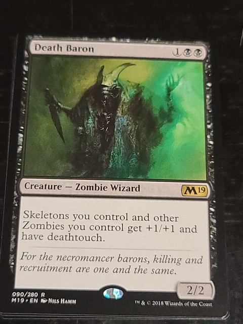 MTG Death Baron Core Set 2019 090/280 Regular Rare for sale online | eBay