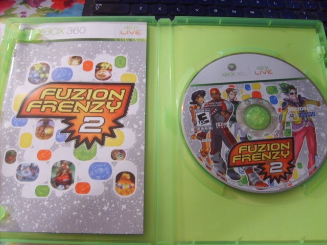 FUZION FRENZY 2~2006 VG/C MICROSOFT XBOX 360 GAME~W/MANUAL~RATED 10 ...