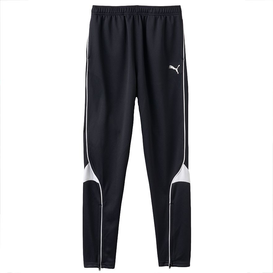 Big Boys PUMA Pure Soccer Pants Sizes M, L, XL Black/White | eBay