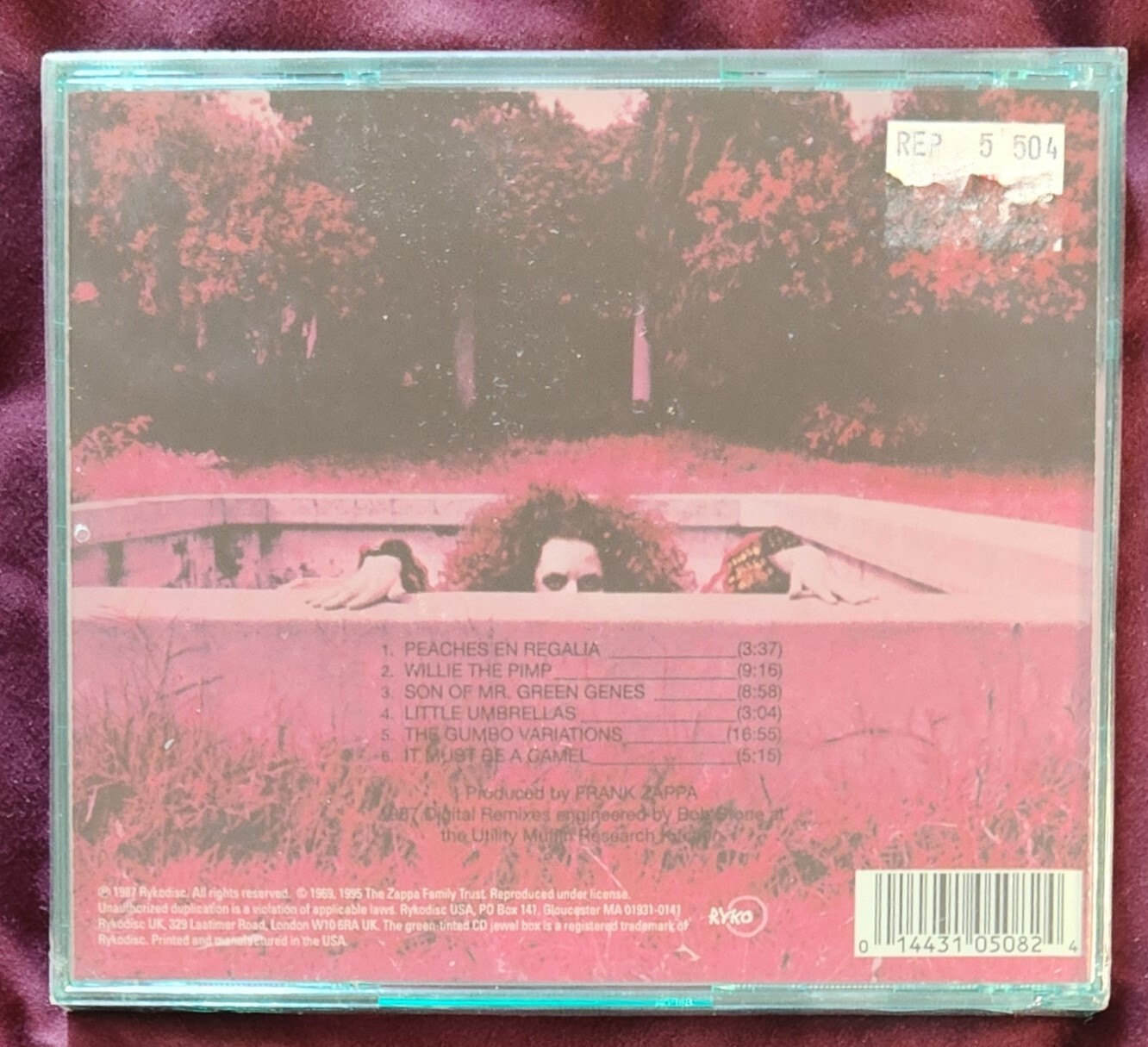 Hot Rats by Frank Zappa (CD, 1969, Rykodisc) for sale online | eBay