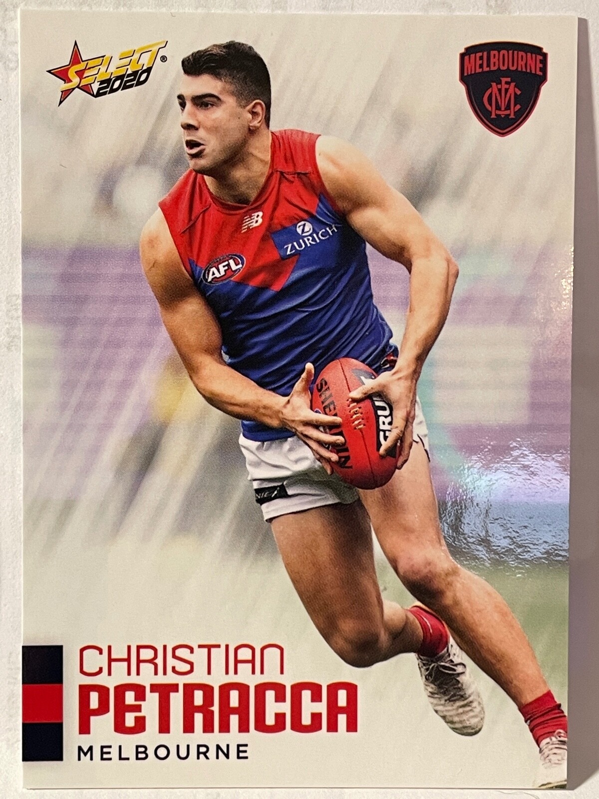 2020 Select Footy Stars Christian Petracca Melbourne base card #109 ...