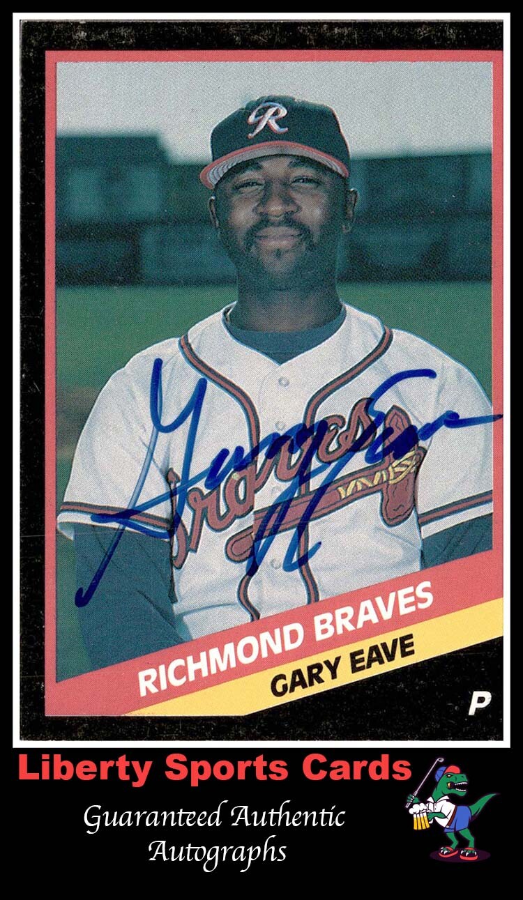 1988 CMC Gary Eave #5 Authentic Autographed Card Atlanta Braves | eBay