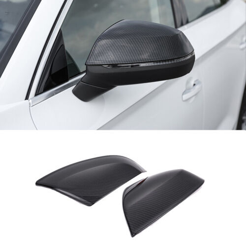For Audi Q7 2016-2021 ABS Carbon Fiber Exterior Rear View Mirror Cover ...