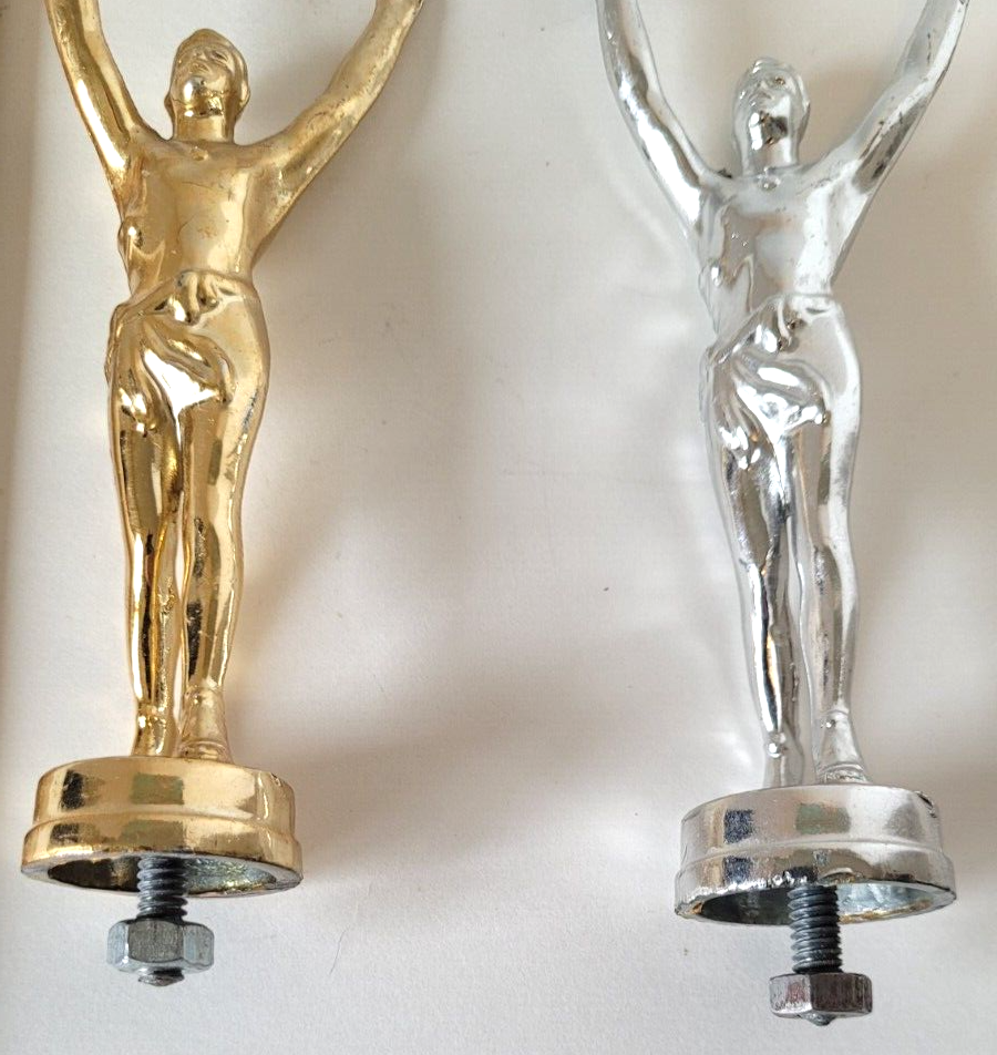 Two Male Victory Trophy Toppers - Trophy Parts - Crafts - Repurpose | eBay