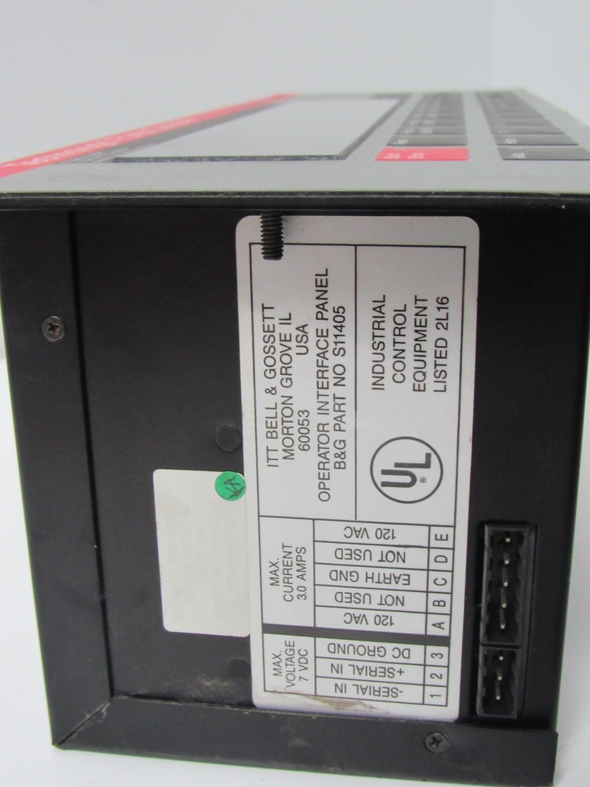 ITT BELL & GOSSETT TECHNOLOGIC PUMP CONTROLLER S11405 | eBay