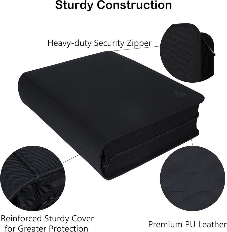 Team Rocket Toploader Binder • 9 Pocket CCG Card Binder • Holds 504 ...