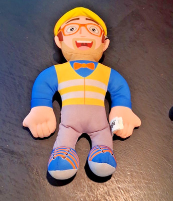 Blippi Plush Doll 12” Soft Toy | Stuffed Animal Yellow Construction | eBay