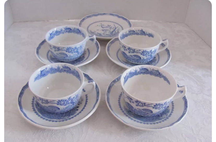 Furnivals Quail Blue England Dishes Various Items Dinnerware & Serving ...