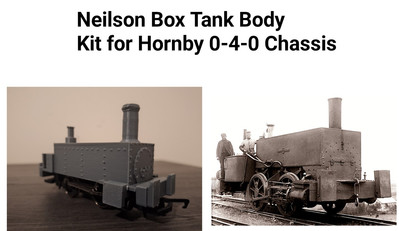 Neilson Box Tank Body Kit For Hornby 0-4-0 Chassis | eBay