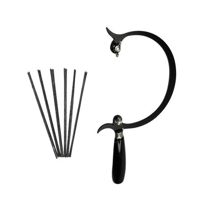 Saw Frame Hacksaw Handle Curved Coping Saw Frame & Saw Blade Set Size:1 ...