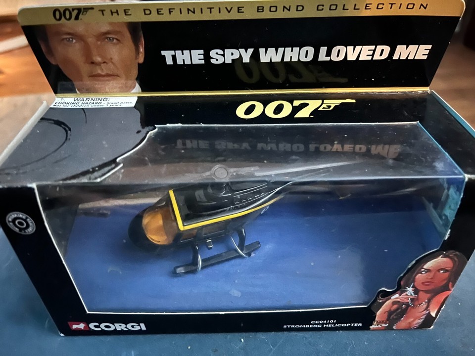 Corgi James Bond 007 Spy Who Loved Me Stromberg Helicopter | eBay