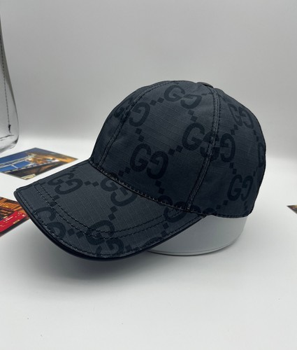 Gucci Dark Gray Letter Unisex Adjustable Casual Sports Baseball Cap ...