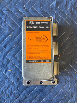 1986-1994 BMW 7 Series E32 Safety Module Unit Computer Siemens 8353599 ...