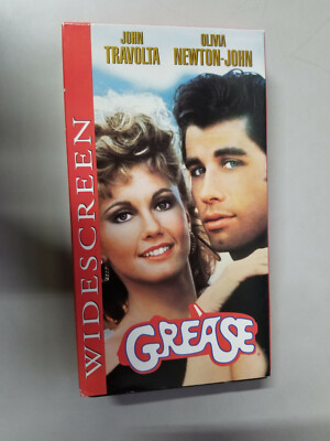 Grease VHS Paramount Pictures Widescreen John Travolta | eBay