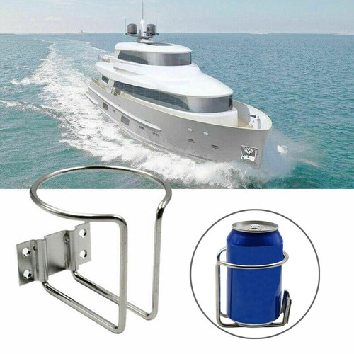 1Pcs Stainless Steel Drink Bottle Can Cup Holder Boat Marine Yacht Cup ...