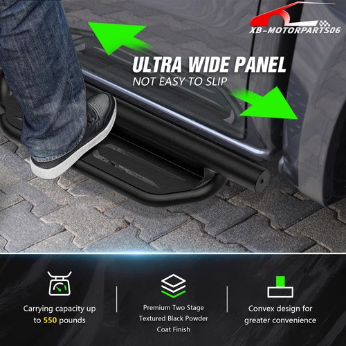 Side Steps Running Boards Nerf Bar Plates For 2020-2026 Jeep Gladiator ...