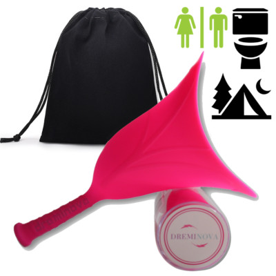 Female Urination Device, Silicone Female Urinal Women Funnel, Reusable ...