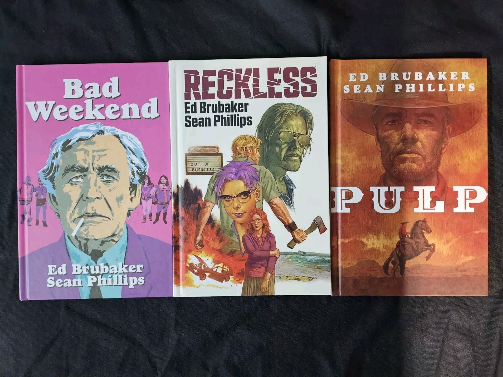 Ed Brubaker Sean Phillips (3) Book Lot Reckless*Pulp*Bad Weekend* | eBay