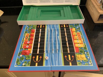 Frogger Board Game MB Vintage 1983 100% Complete - Family Version Of ...