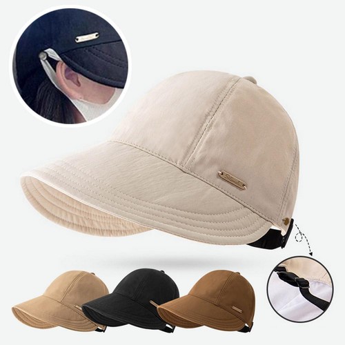 Foldable Wide Brim Sun Hat Drawstring Adjustable Caps Beach Hats Summer ...