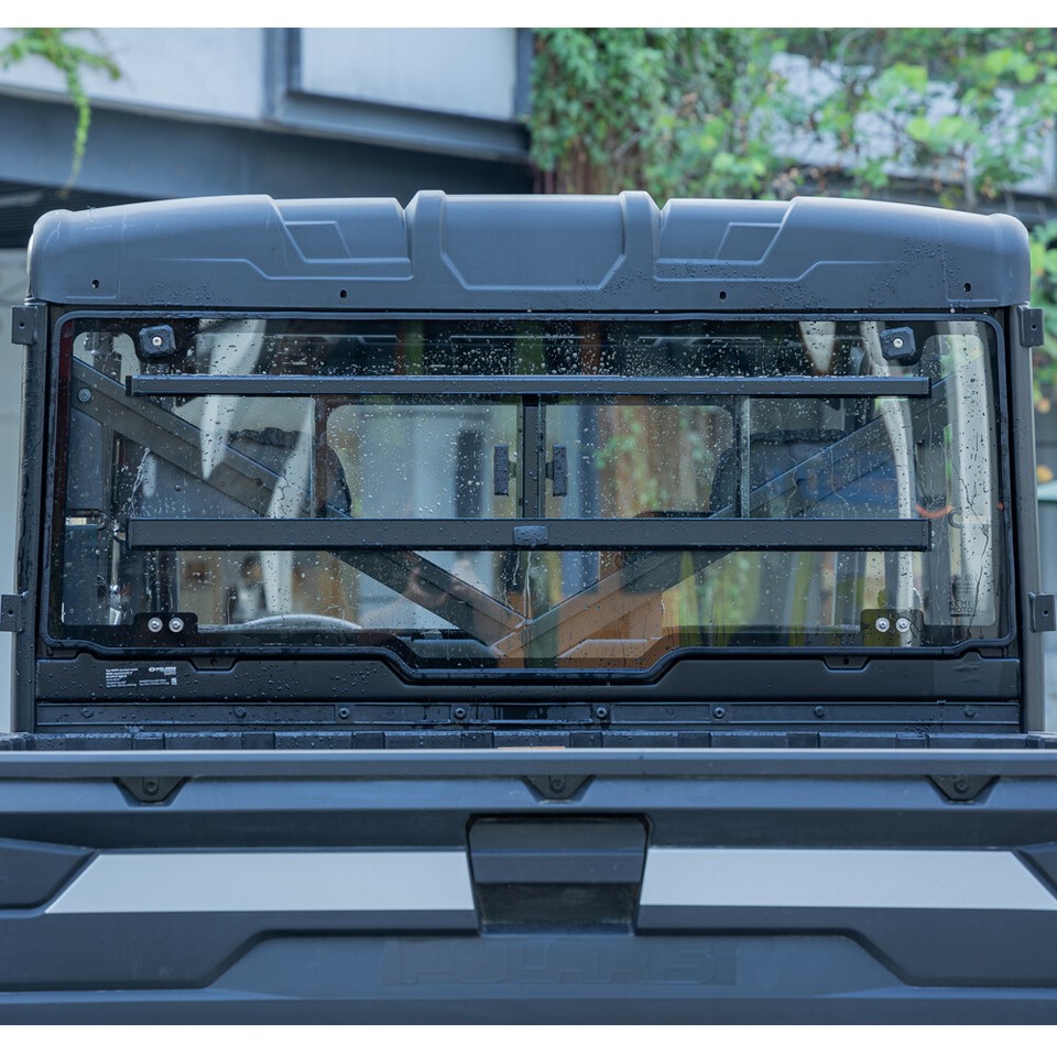 UTV Glass Sliding Rear Windshield for Polaris Ranger 1000/ XP 1000 ...