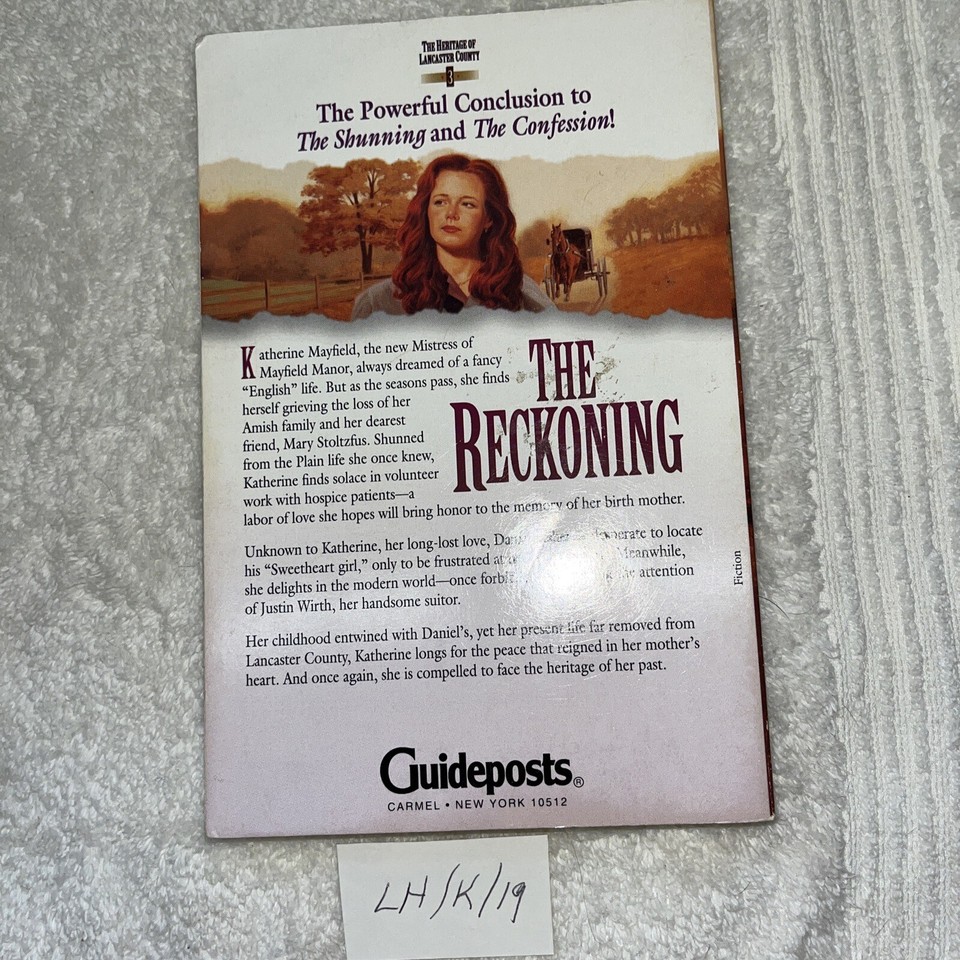 The Heritage of Lancaster County #3: The Reckoning by Beverly Lewis | eBay