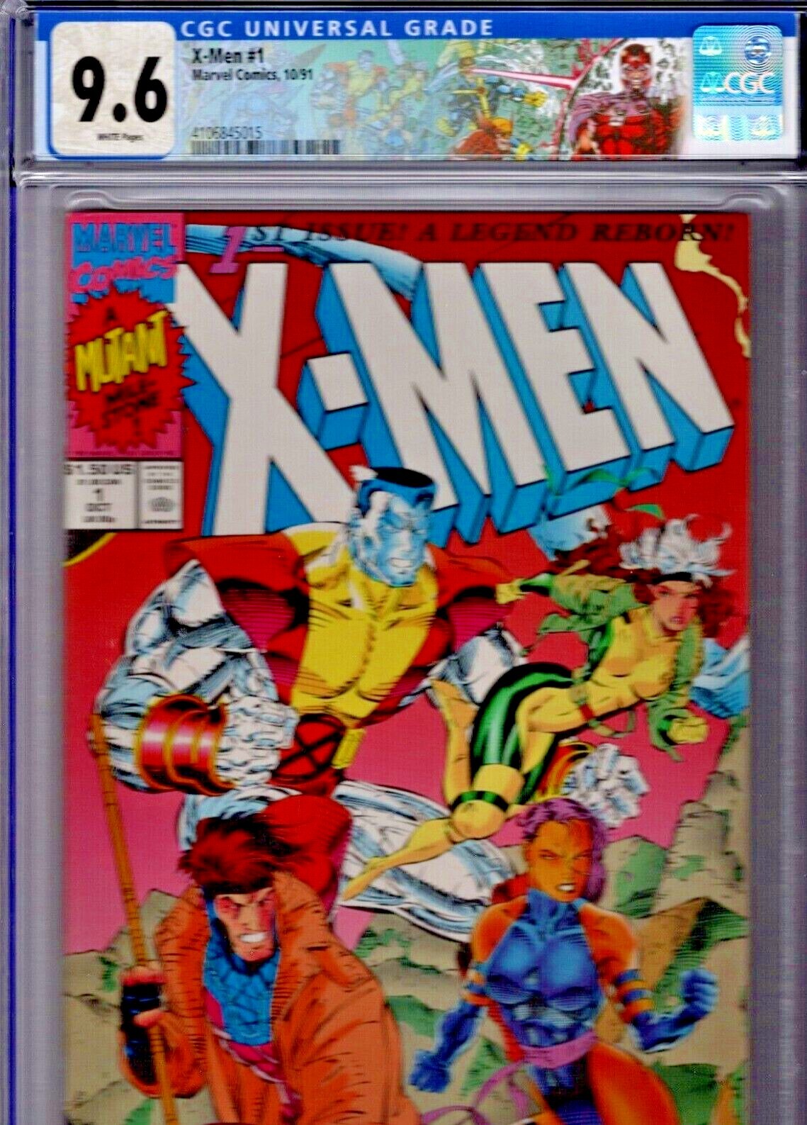 X-MEN #1 CGC CUSTOM LABEL Magneto 9.6 NM+ JIM LEE Gambit,Psylocke ...