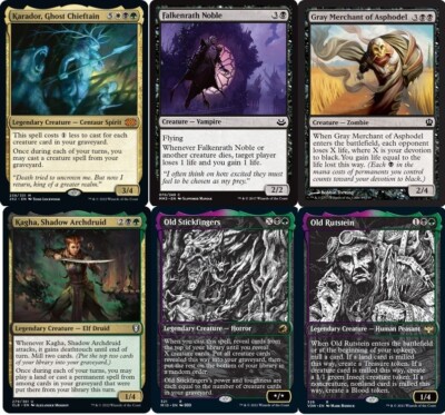 MTG Commander EDH Deck Karador, Ghost Chieftain 100 Cards Custom ...