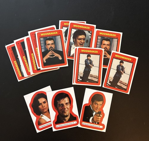 1979 James Bond Stickers - Lot of 21 | eBay