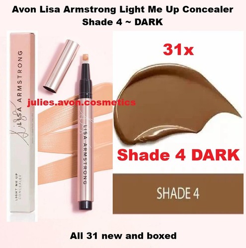 31x Avon Lisa Armstrong Light Me Up Concealer ~ Shade 4 DARK ~ Joblot ...